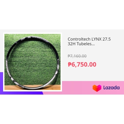 Controltech LYNX 27.5 32H Tubeless Ready SB Rims (Sold as Pair) (100% original)