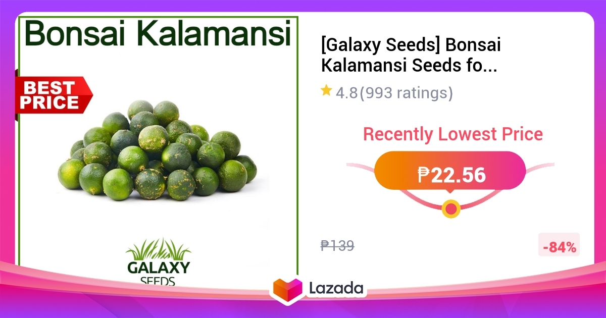 [Galaxy Seeds] Bonsai Kalamansi Seeds for Planting Vegetable Plants (5 ...