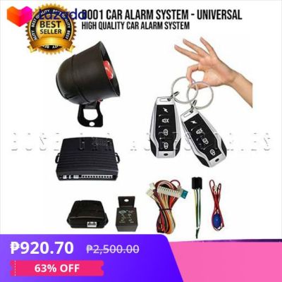 Car Alarm System Universal Type 100% Remote Water Proof Taiwan Export ...