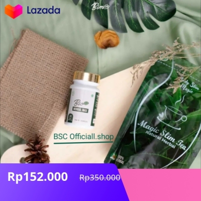 PAKET PERONTOK LEMAK+PENURUN BERAT BADAN | BODY MAGIC SLIM TEA + BODY ...