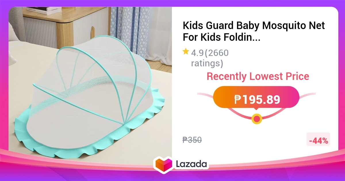 Kids Guard Baby Mosquito Net For Kids Folding kulambo 0-6 Years Kids ...