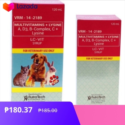LC VIT MULTIVITAMINS for DOGS AND CATS 120ML