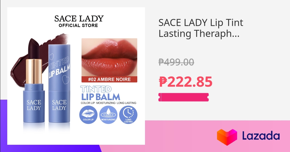 SACE LADY Lip Tint Lasting Theraphy Magic Lip Balm Waterproof Lip Tint ...