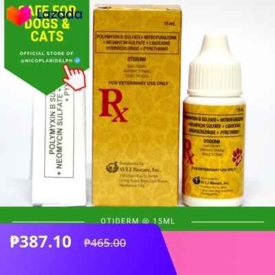 Otiderm Ear Drops for Fast Treatment of Earmites and Bacterial ...