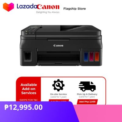 Canon G4010 Refillable Ink Tank System - Print / Scan / Print / Fax ...