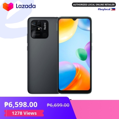 Xiaomi Redmi 10C 4GB RAM + 64GB Storage 6.71 inches 50MP Main Camera Li ...