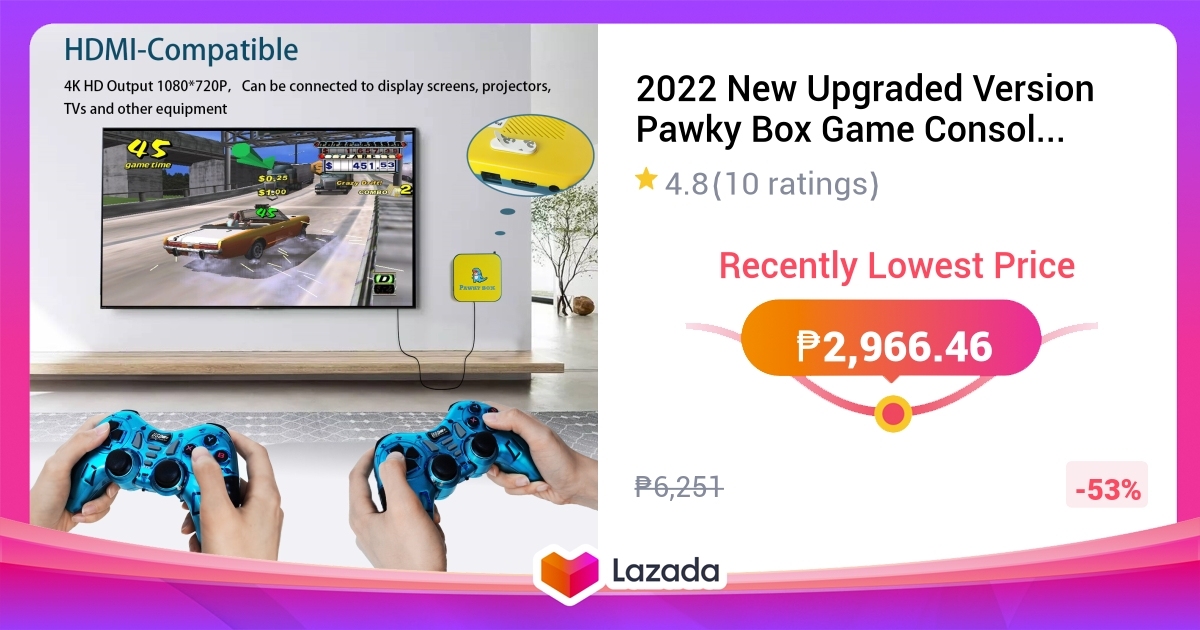 2022 New Upgraded Version Pawky Box Game Console for PS1/DC/Naomi 50000 ...