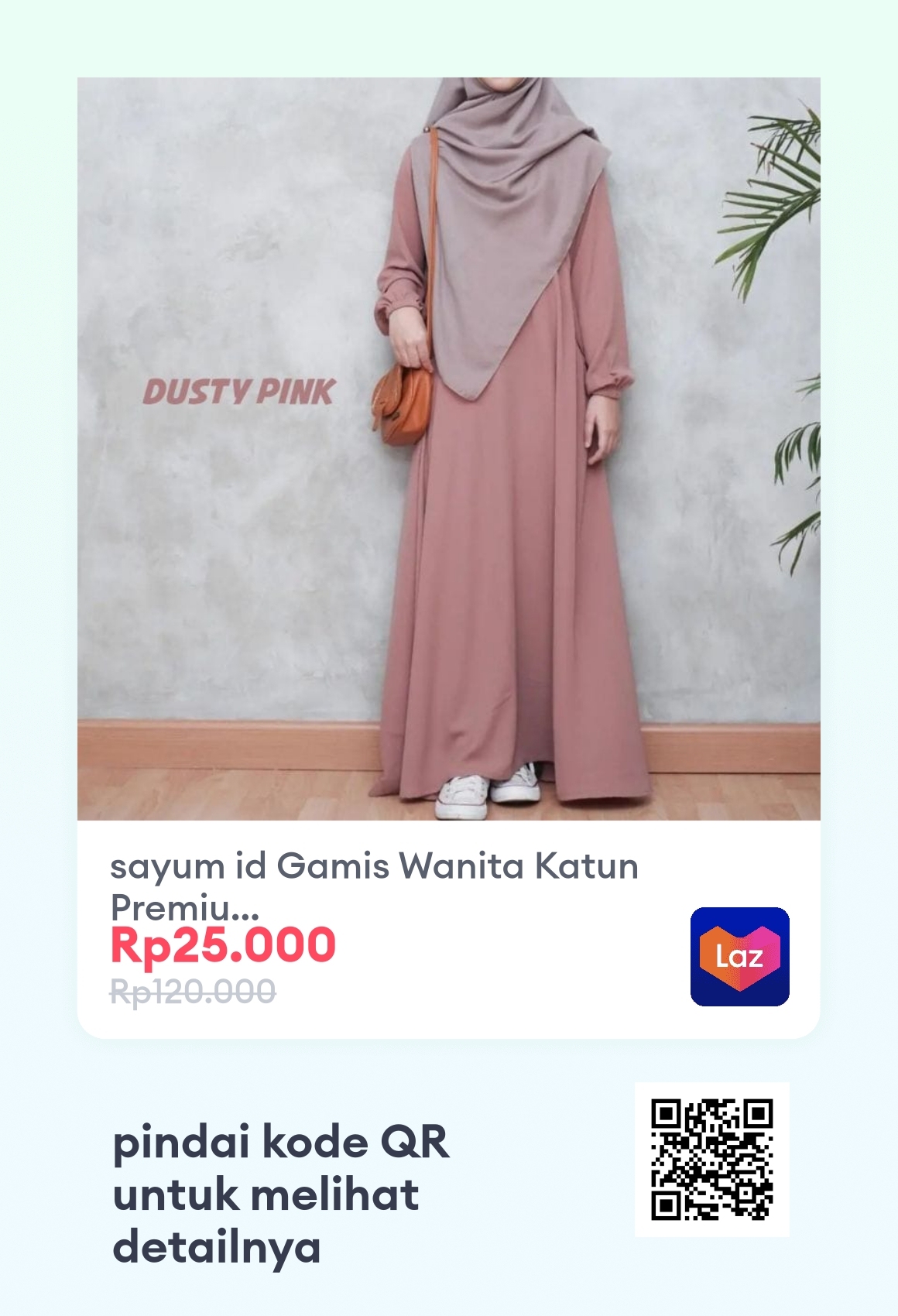 sayum id Gamis Wanita Katun Premium Terbaru Kekinian Bahan Katun ...