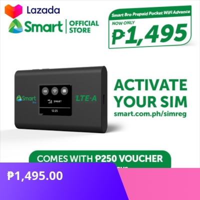 SMART Bro Prepaid LTE-A Pocket WiFi (Boosteven-M271T)