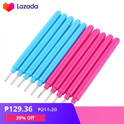 Economic 10Pcs Papercarft Plastic Slotted Paper Quilling Tools DIY ...