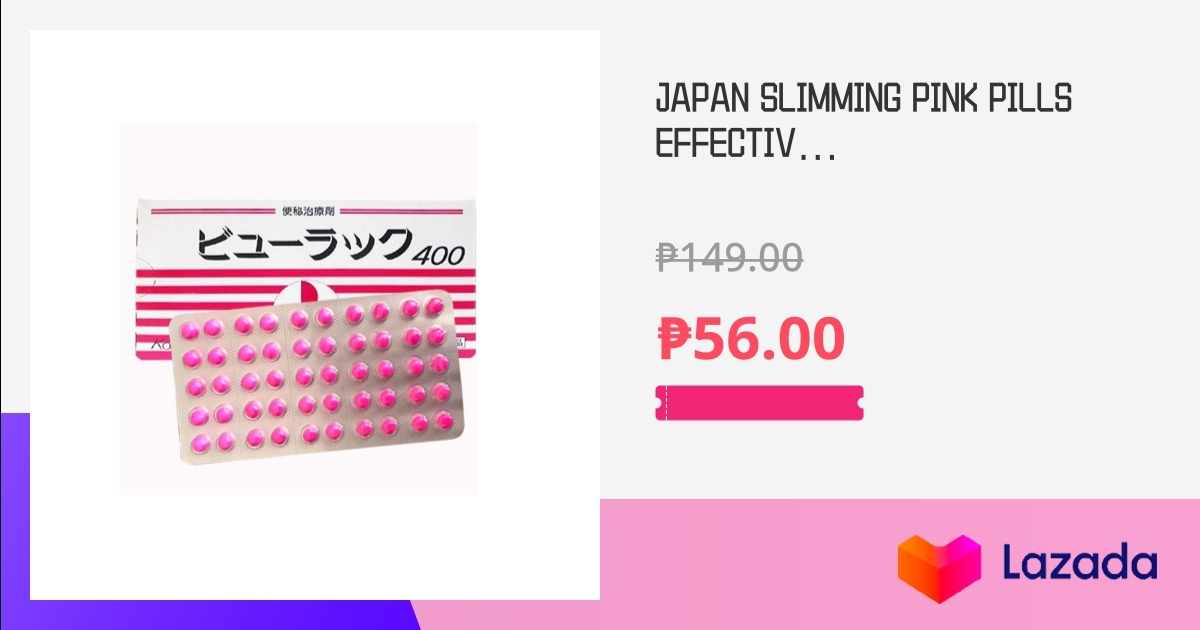 JAPAN SLIMMING PINK PILLS EFFECTIVE AUTHENTIC ORIGINAL WEIGHT LOSS 1MAT ...