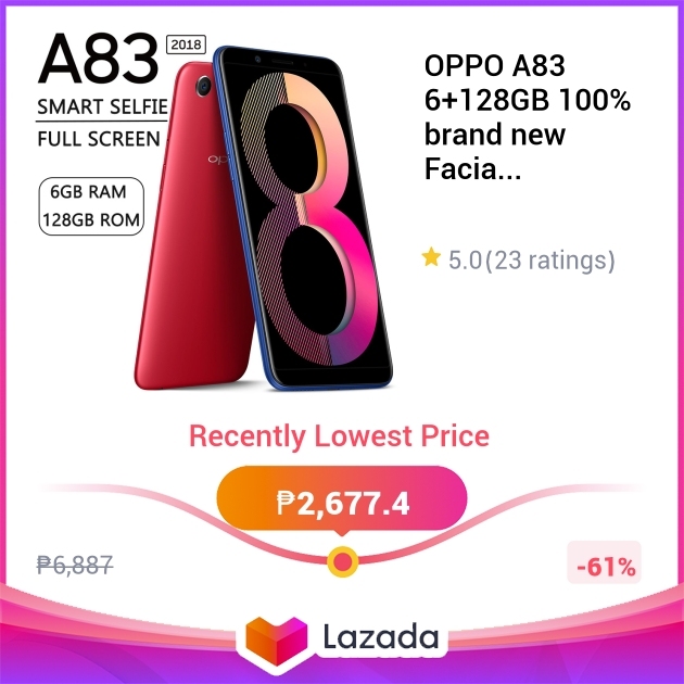 OPPO A83 6+128GB 100% brand new Facial recognition unlock 5.7 inch Full ...