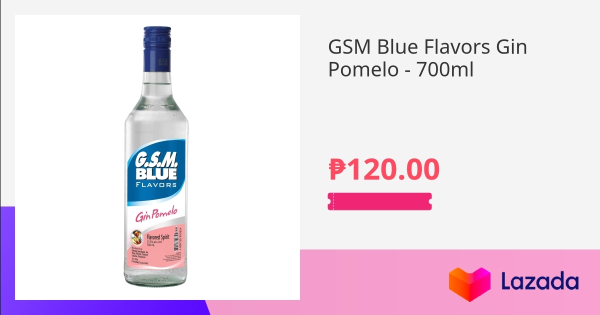 GSM Blue Flavors Gin Pomelo - 700ml