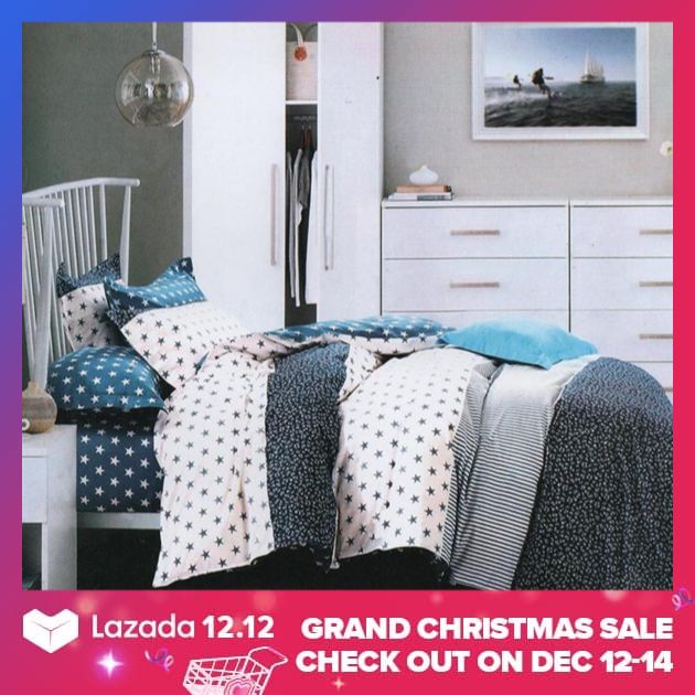 3 in 1 Queen Size Bed Sheet Set 60 x 78 ( 1 Fitted Sheet and 2 Free ...