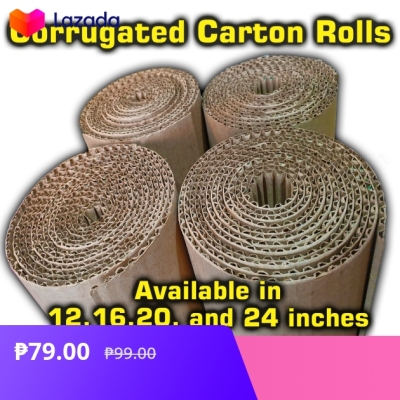 Single Face Corrugated Carton Rolls DIY Gift Wrap Kraft Paper Sheet ...
