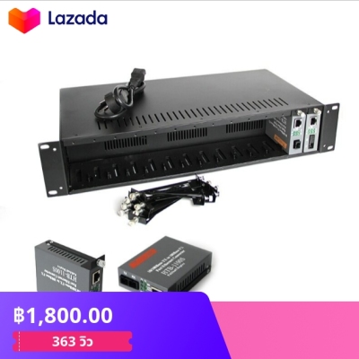 ซื้อ ตู้ใส่มิเดีย RACK MOUNT MEDIA CONVERTER 14 SLO...!เหลือเพียง ฿1,800.00 บ.!ช้อปเลยที่ลาซาด้า
