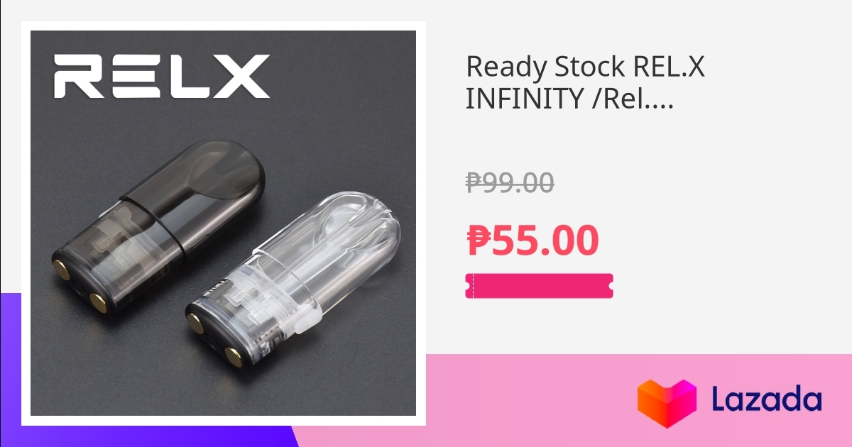 Ready Stock REL.X INFINITY /Rel.x Phantom/ REL.X Essential REFILLABLE ...