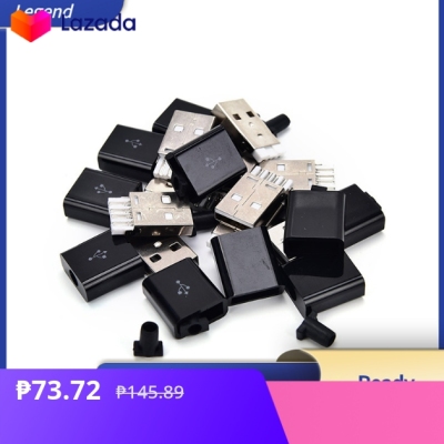 Legend 10pcs/lot diy usb male assembly adapter connector plug socket ...