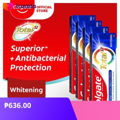 Colgate Total Whitening Multi-benefit Antibacterial Toothpaste 150g ...