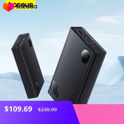 BaseusPowerbank 140W Max Laptop Fast Charging, 140W 24000mAh Portable ...