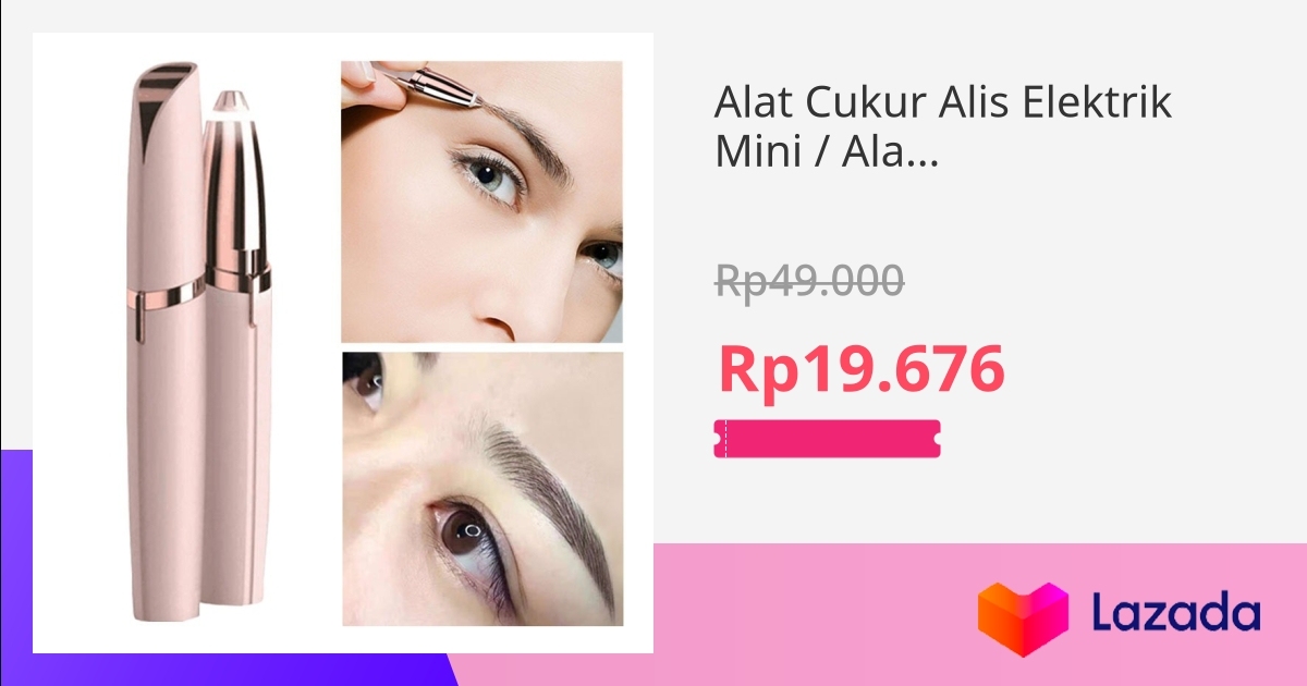 Alat Cukur Alis Elektrik Mini / Alat Pencukur Alis Wanita Elektrik ...
