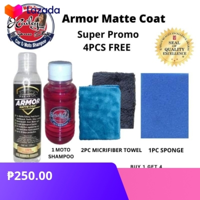 Armor Matte Coat 100ml (ALL IN ONE) with more FREEBIES (1sponge,1moto ...