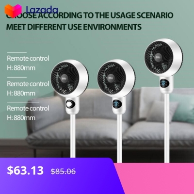Intelligent 3d Air Circulation Floor Fan 360 Degree Automatic Rotation ...