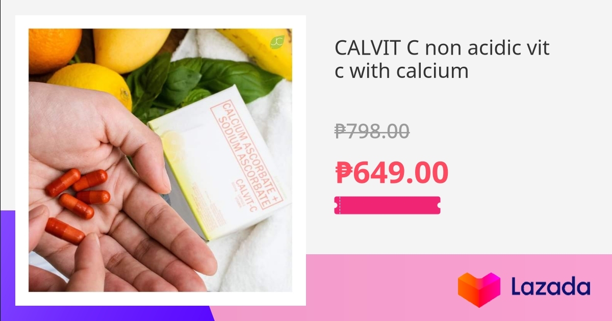 CALVIT C non acidic vit c with calcium
