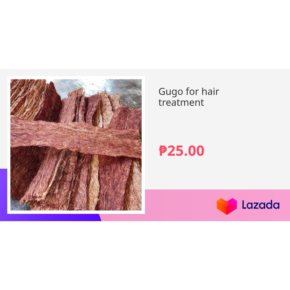 Gugo for hair treatment