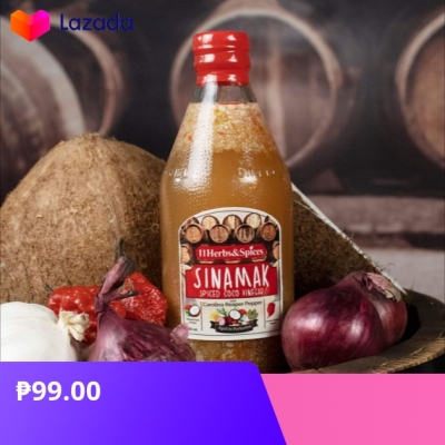 Empats Kitchen SINAMAK Spiced Coco Vinegar 350ml 11Herbs&Spices Sukang ...