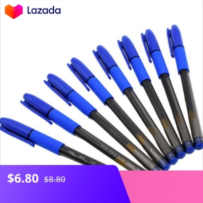 Ballpoint Blue Gel Ink Pen 0.5MM 8 IN 1 - 0.5 MM