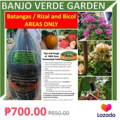 Batangas / Rizal / Bicol Areas ONLY CEG Magic Foliar for Plants (1 gallon)