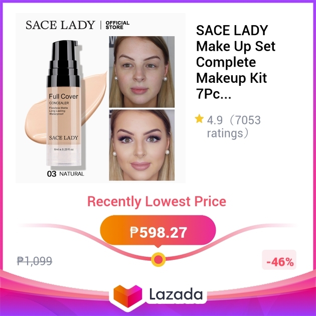 SACE LADY Make Up Set Complete Makeup Kit 7Pcs [Eyeshadow Palette ...