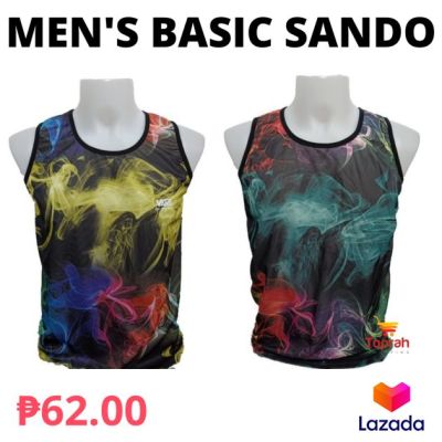 Men's Basic Sando Good Quality men s sando cotton spandex muscle tee ...
