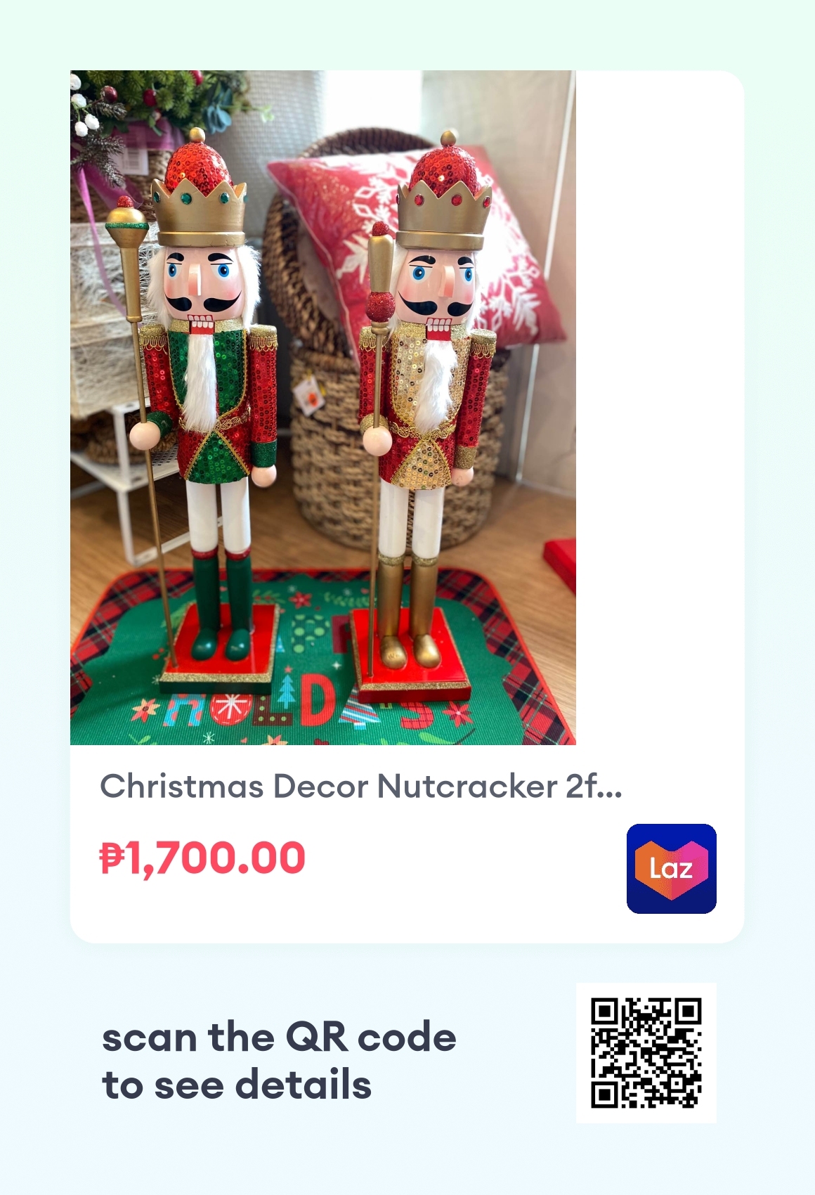 Christmas Decor Nutcracker 2ft (62cm)