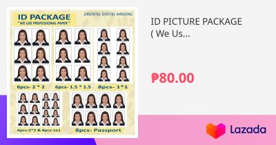 ID PICTURE PACKAGE ( We Use Professional Paper )