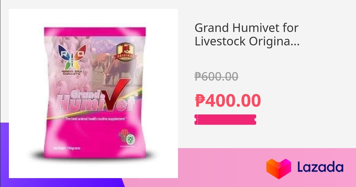 Grand Humivet for Livestock Original and Organic