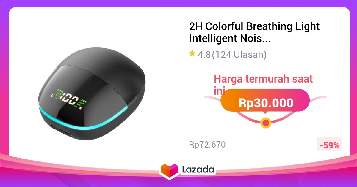 2H Colorful Breathing Light Intelligent Noise Reduction G9S Wireless ...