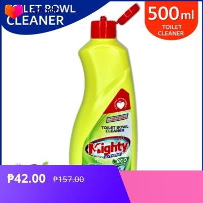 Mighty Extreme Toilet Bowl Cleaner Eco Lemon Scent 500ml - (TBC Yellow ...