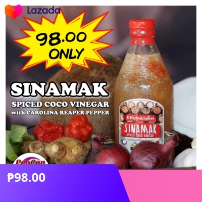 PepCon25 1pc. Sinamak Spiced Coco Vinegar 350ml ( 11Herbs&Spices ) All ...