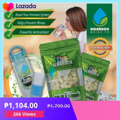 Alkarock with Tumbler All Natural Alkaline Rock 100g, Alkaline Rock ...