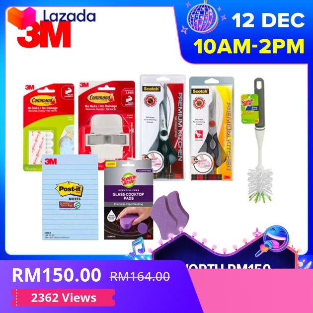 Lazada X 3m Household Supplies Surprise Box At Rm29