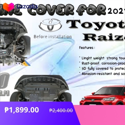 TOYOTA RAIZE ENGINE UNDER COVER/ TOYOTA RAIZE ENGINE GUARD PROTECTION ...
