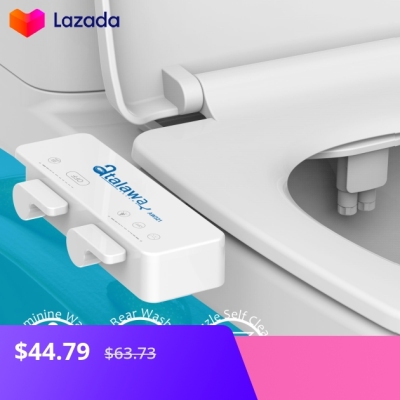 Atalawa Slim Non-Electric Bidet Toilet Attachment, Dual Self Cleaning ...
