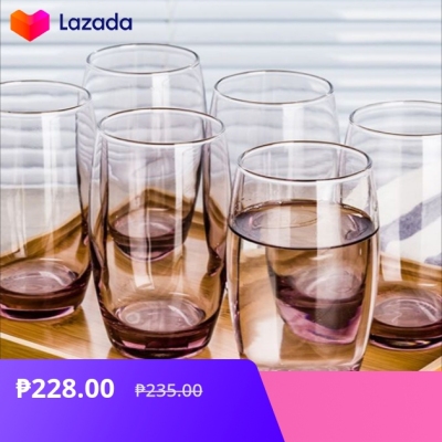 Deli Glassware Drinking Set 6pcs 390ml ES1140P, ES1140 AND ES7018-1B ...