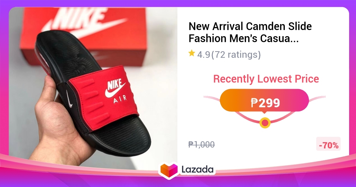 New Arrival Camden Slide Fashion Men's Casual Slippers Slides fashion mens footwear