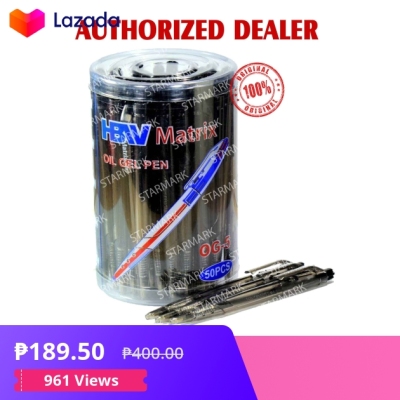 HBW Ballpen Matrix Ballpens Ball Pen Ball Pens 50 pcs per Tube ...