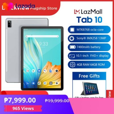 【Local Stock+Free Gifts】Blackview Tab10 4G Android 11 Tablets 10 inch ...