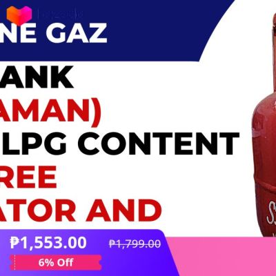 SHINE GAZ, LPG GAS TANK 5.0KG, 5 kg tank POL-valve and snap onWITH NET ...