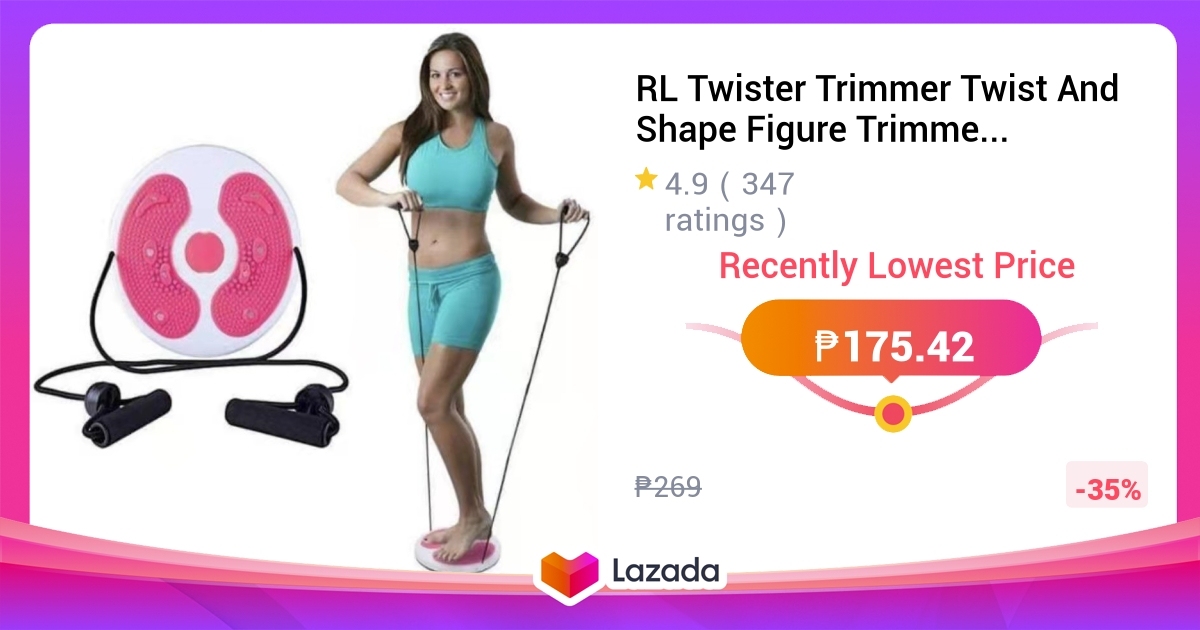 RL Twister Trimmer Twist And Shape Figure Trimmer Waist Twisting Disc ...